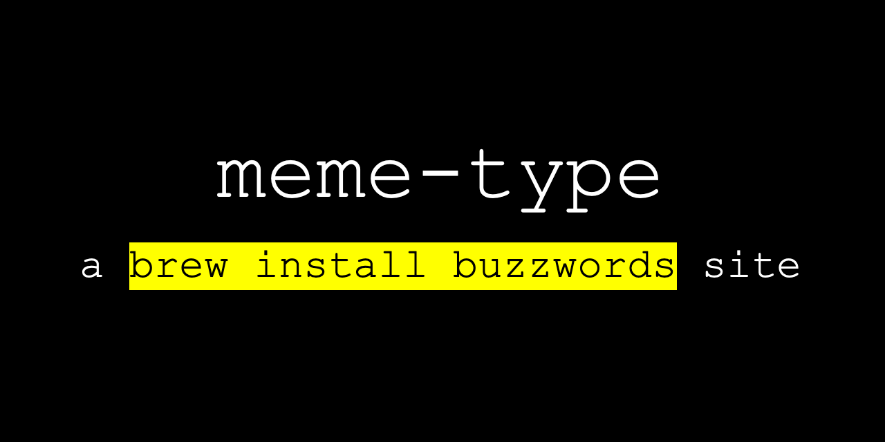 Project Tours: Meme Type Project Tours: Meme Type